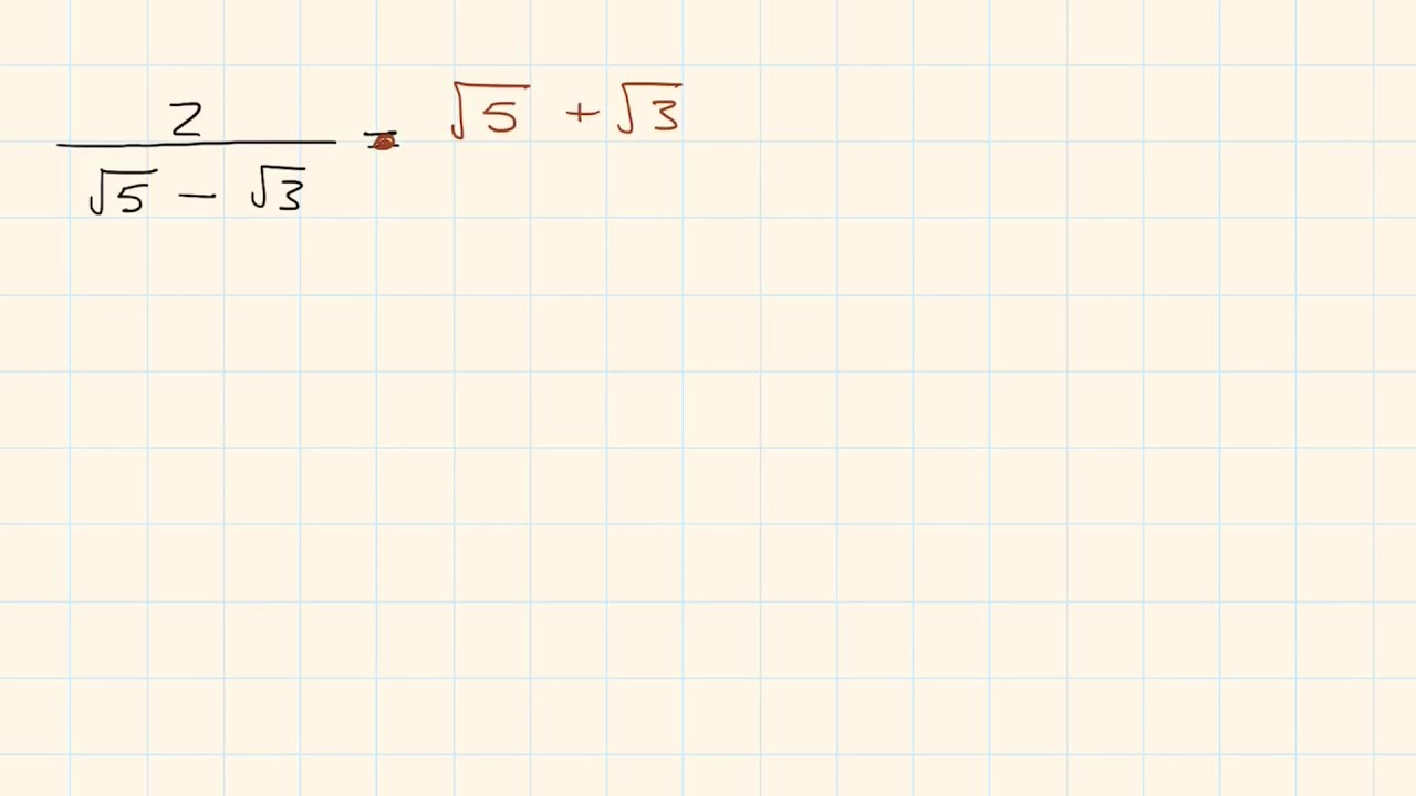 40 2 Over Root 5 Minus Root 3 YouTube 40 2 Over Root 5 Minus Root 3 YouTube