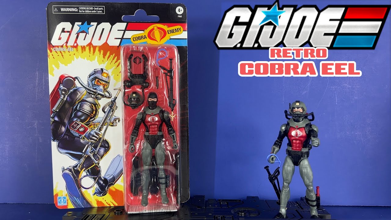 G.I. Joe Classified Retro Cardback COBRA EEL Review - YouTube