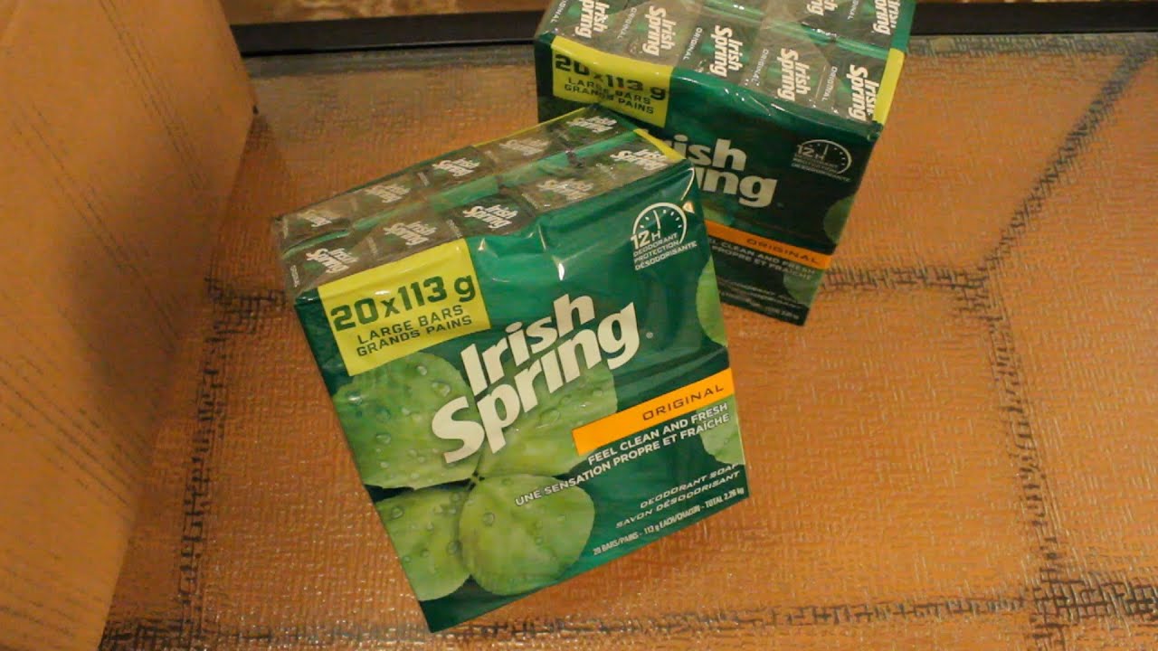 Irish Spring Original bar soap review, completely random review 2 - YouTube
