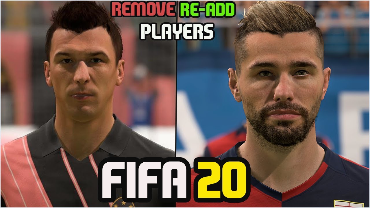 FIFA 20 | REMOVE AND RE-ADD REAL FACES PLAYERS AFTER SQUAD UPDATE - YouTube