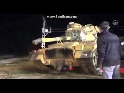 Türk Tanklarının Afrine Girişi