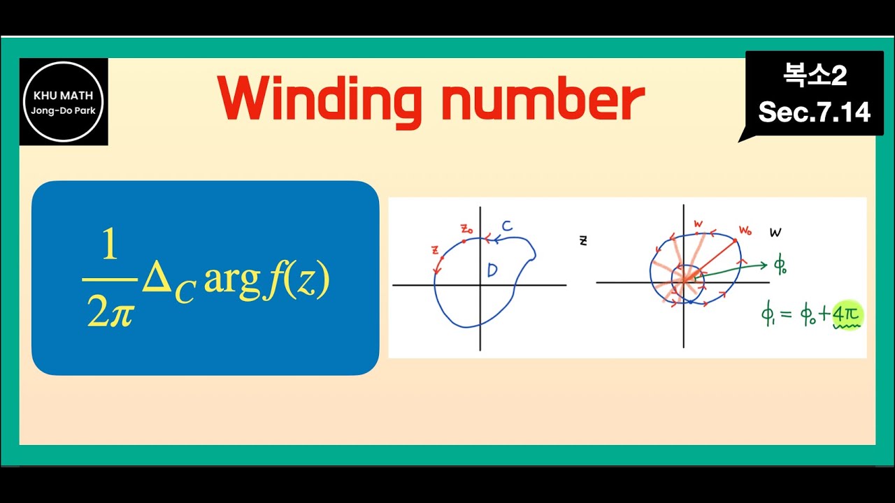 [복소2] 7.14. winding number - YouTube