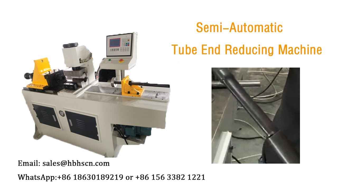 Semi Auto Pipe Tapering | Swaging | Cone | Pipe reducing hydraulic head ...
