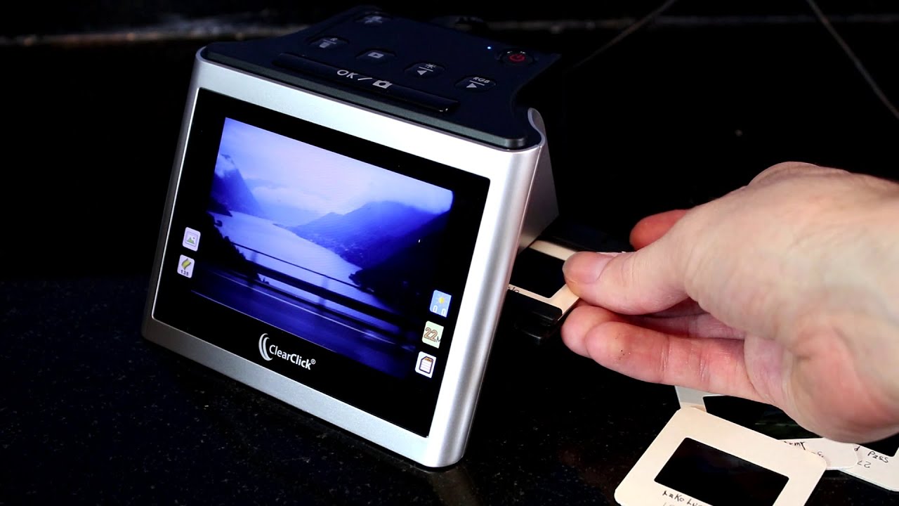 Slide and negative scanner with 5" preview LCD - works with 35mm slides ...