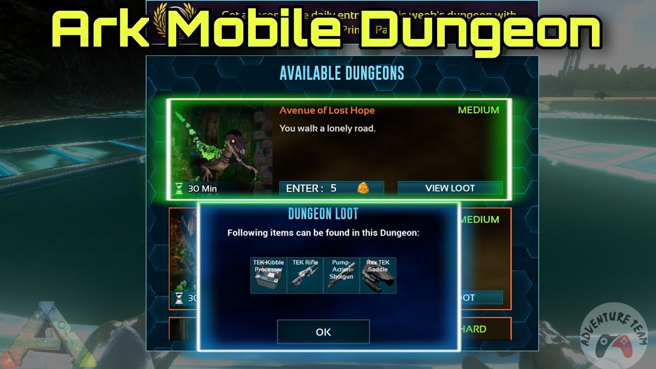 Avenue of Lost Hope | Ark Mobile Dungeon - YouTube