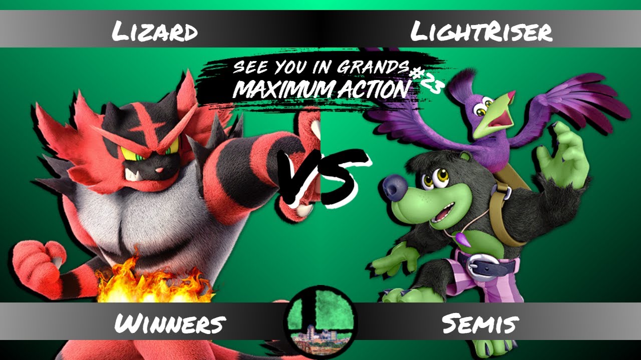 Lizard (Mii Swordfighter/Incineroar) vs LightRiser (Banjo & Kazooie ...