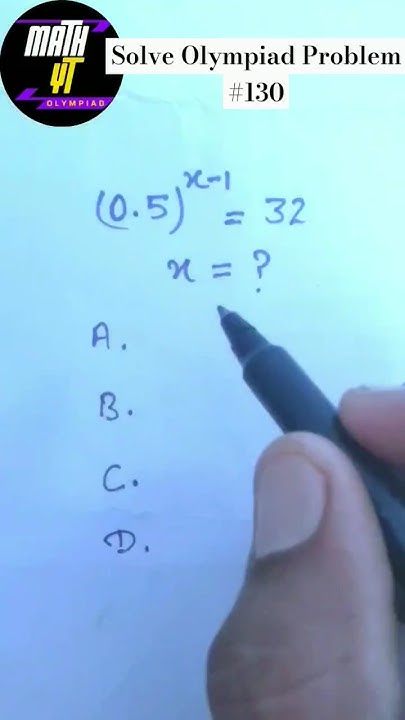 Solve Olympiad Problem #130 - YouTube