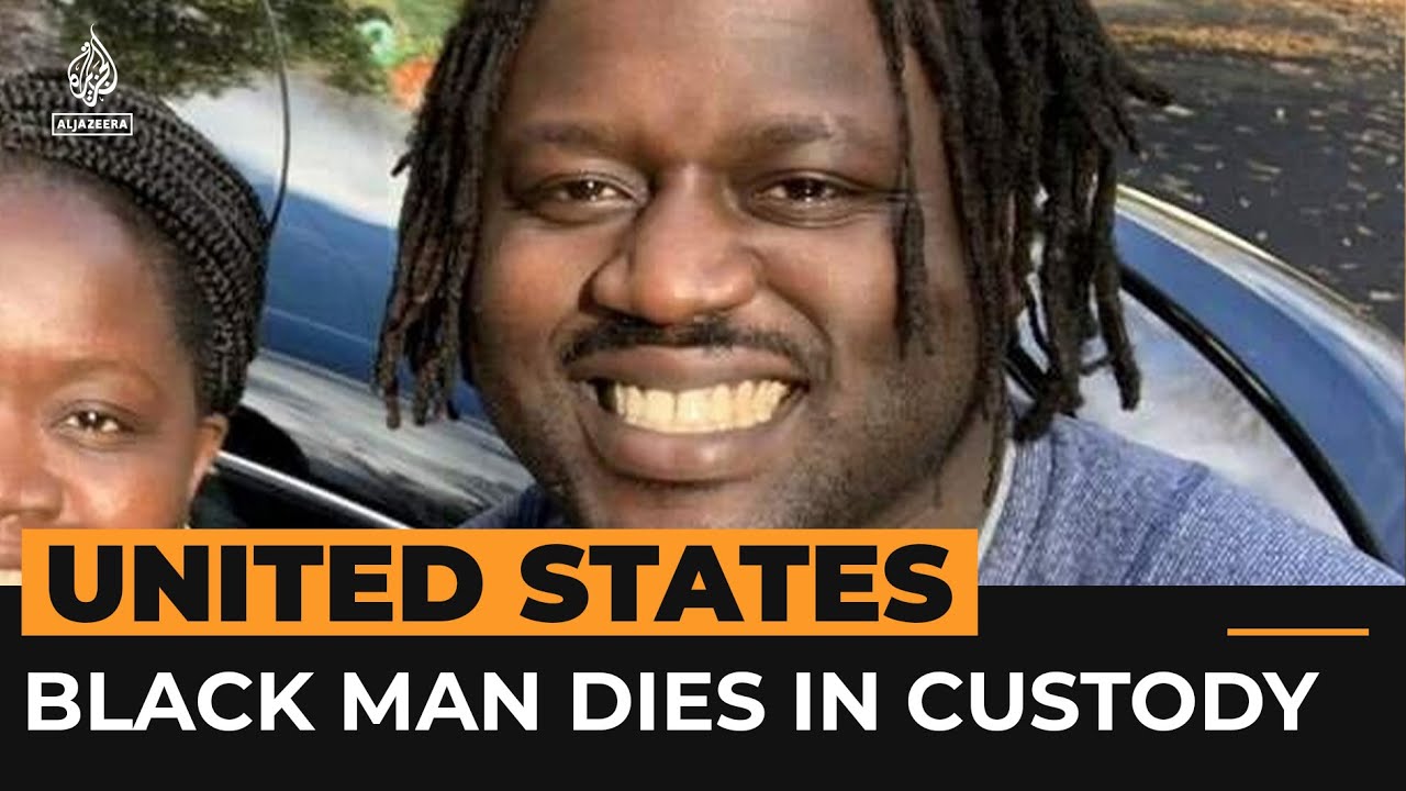 US man dies in custody after being held down by 10 people | Al Jazeera ...