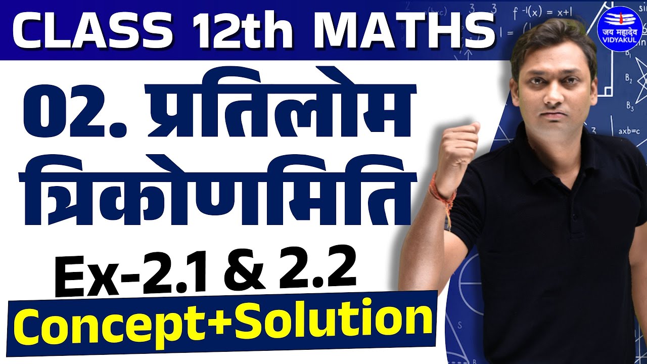 Math Class 11 Chapter 2 Inverse Trigonometry | Concept + Solution Ex 2. ...