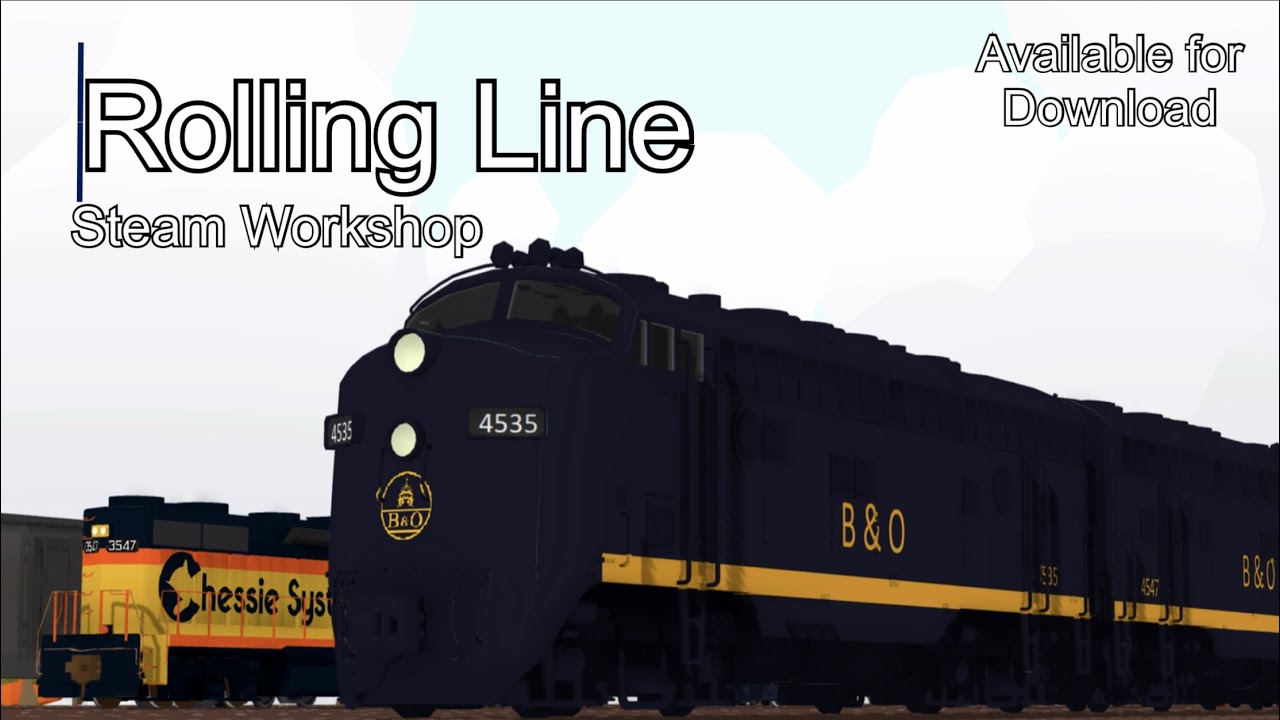 Rolling Line Steam Workshop: B&O F7A 4535 - YouTube