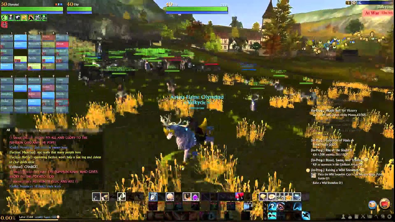 MatureGamerMan; 200v200 Halcyona War on Archeage's Calleil Server - YouTube