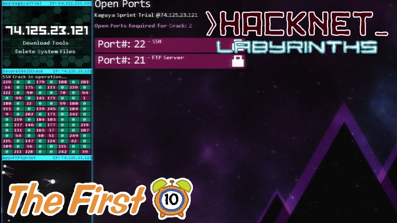 The Kaguya Trials - Hacknet Labyrinths: The First 10 - YouTube