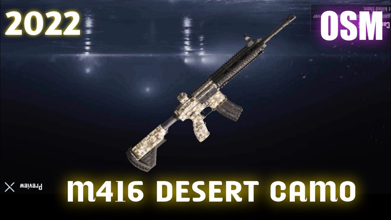 I GOT M416 DESERT CAMO SKIN IN😍😍😍PUBG MOBILE 2021 - YouTube
