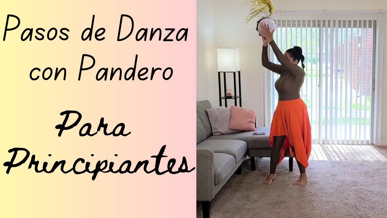 Pasos de DANZA Cristiana | Pandero super FACIL - YouTube