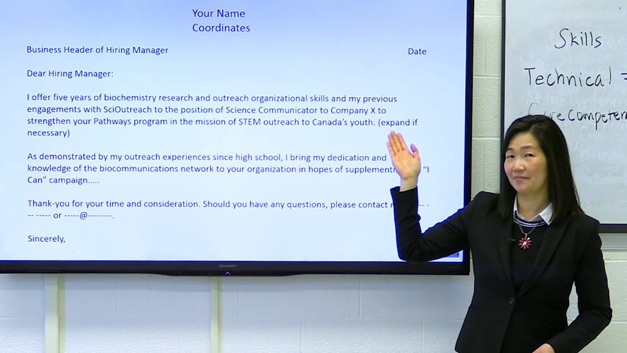 GPD12 Storytelling: The Cover Letter - YouTube