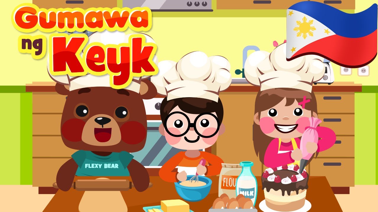 Pat A Cake in Filipino | Kids Nursery Rhymes & Songs | Awiting Pambata ...