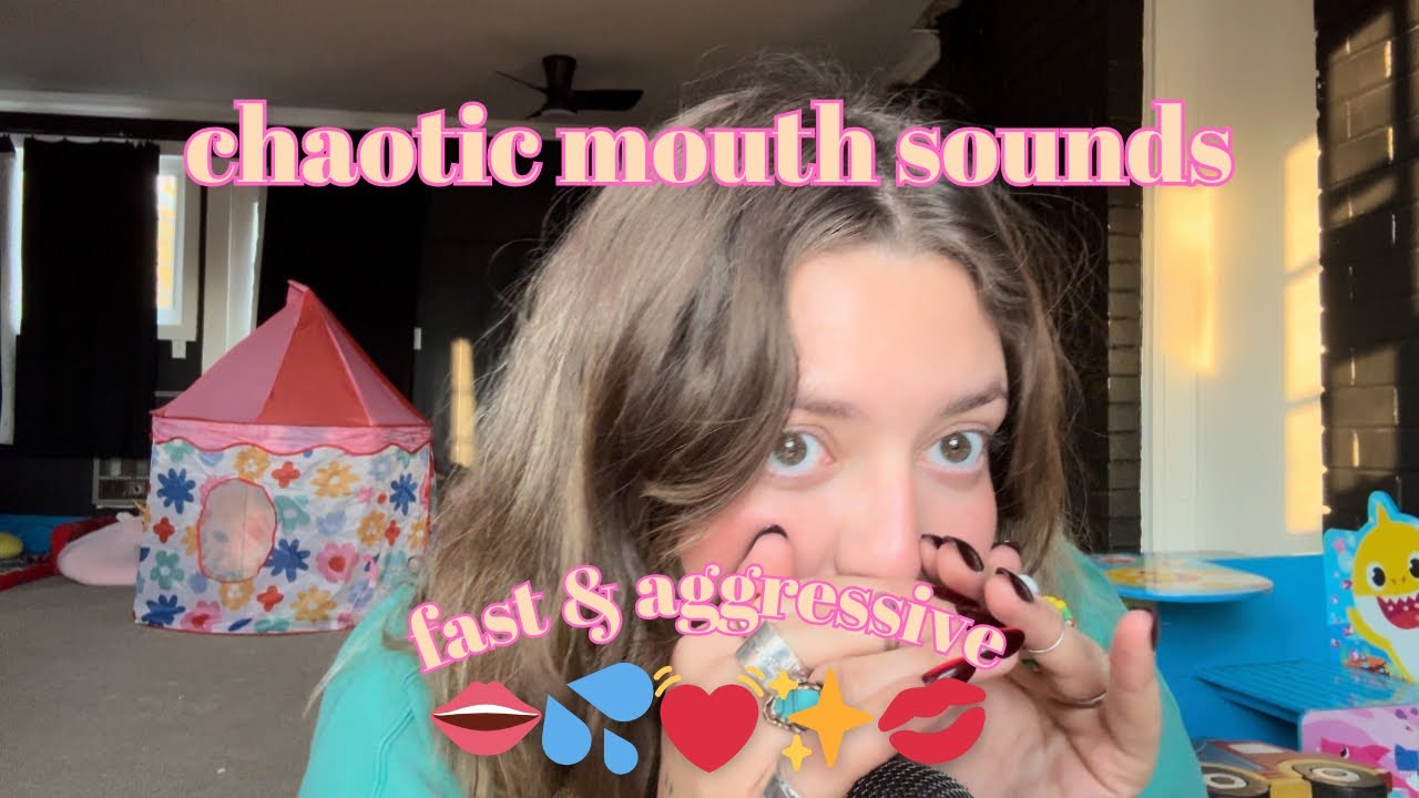 ️‍🔥Chaotic Mouth Sounds ASMR ️‍🔥 fast & aggressive, mic biting, tongue ...