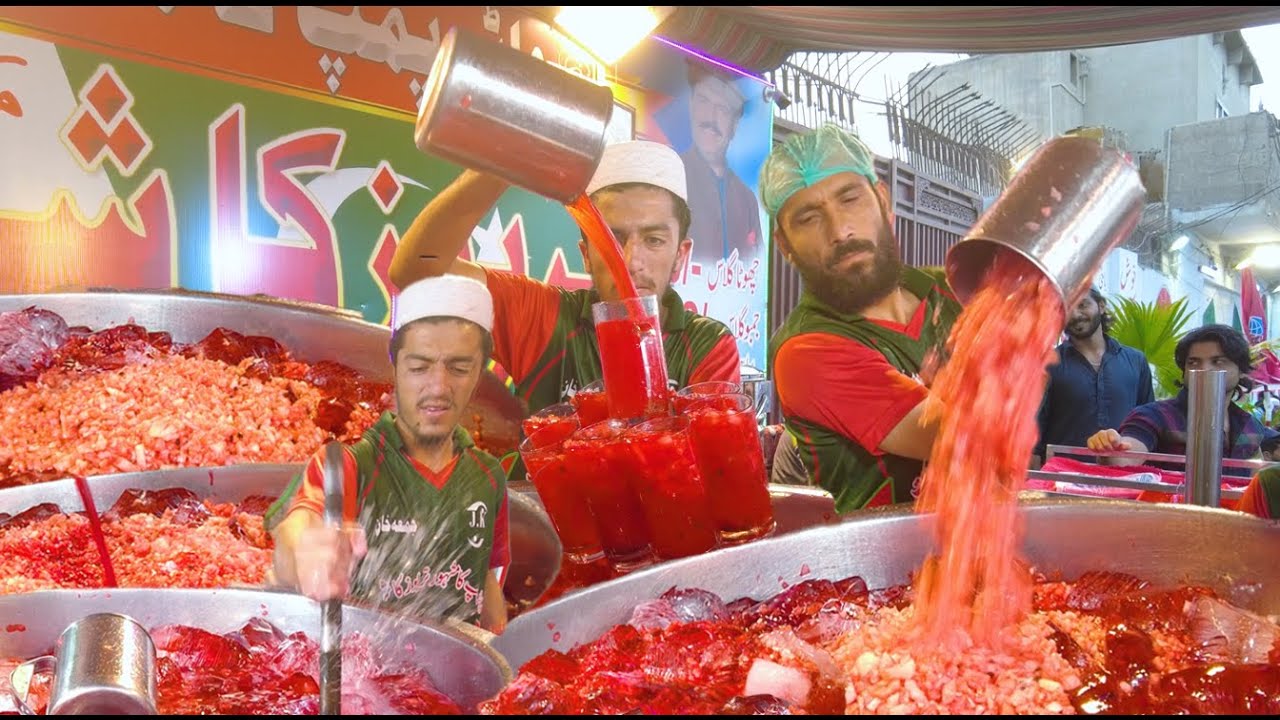 Watermelon Juice On Roadside | Famous Tarbooz Ka Sharbat | Best Summer ...