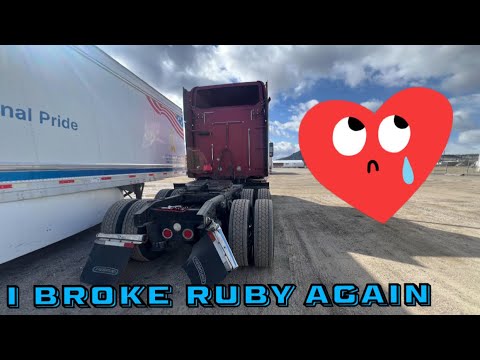 I break Ruby again, truck vlog taking load to Butte Montana. 🤞👍🚛🚚♦️ - YouTube