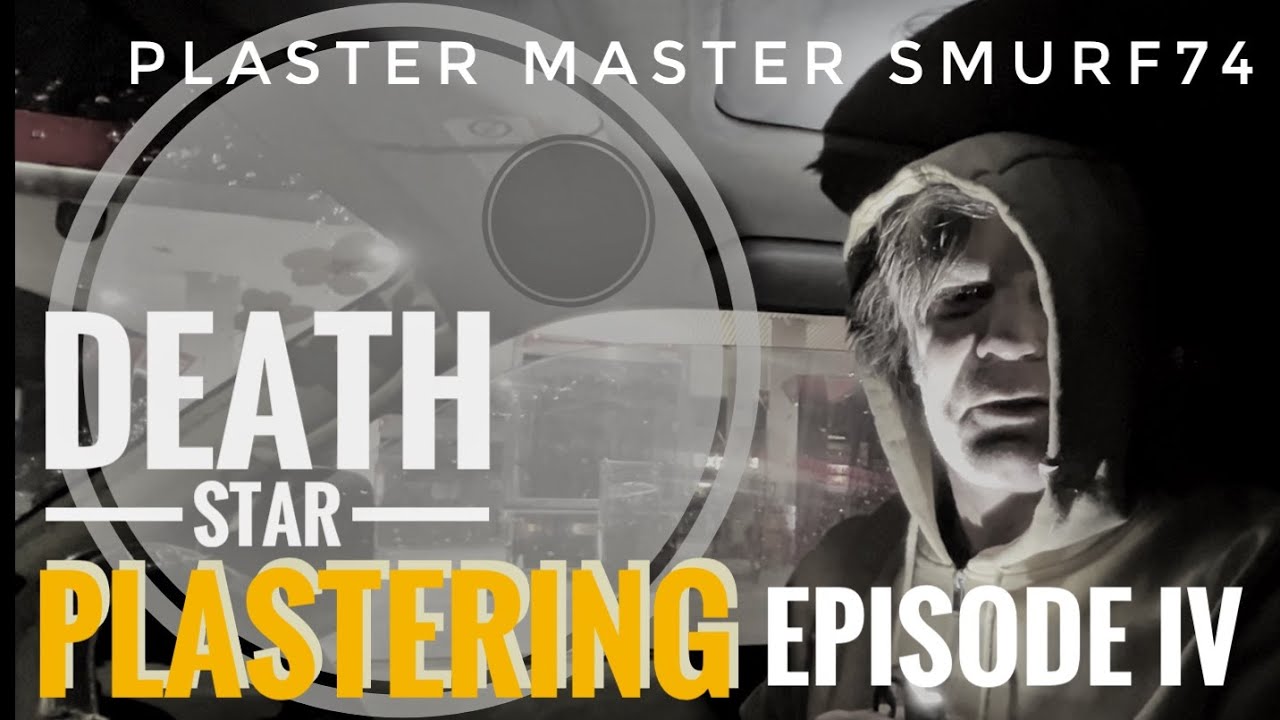 DEATH STAR PLASTERING EPISODE 4 How to plaster stuff DIY home ...