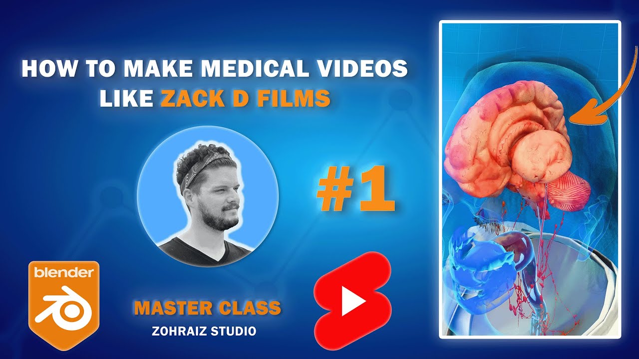 How to Create Zack D Style 3D Medical Animation in Blender – part 1/5 ...