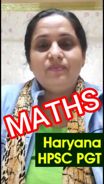 Maths hpsc interview | Haryana Pgt mathematics interview questions - YouTube