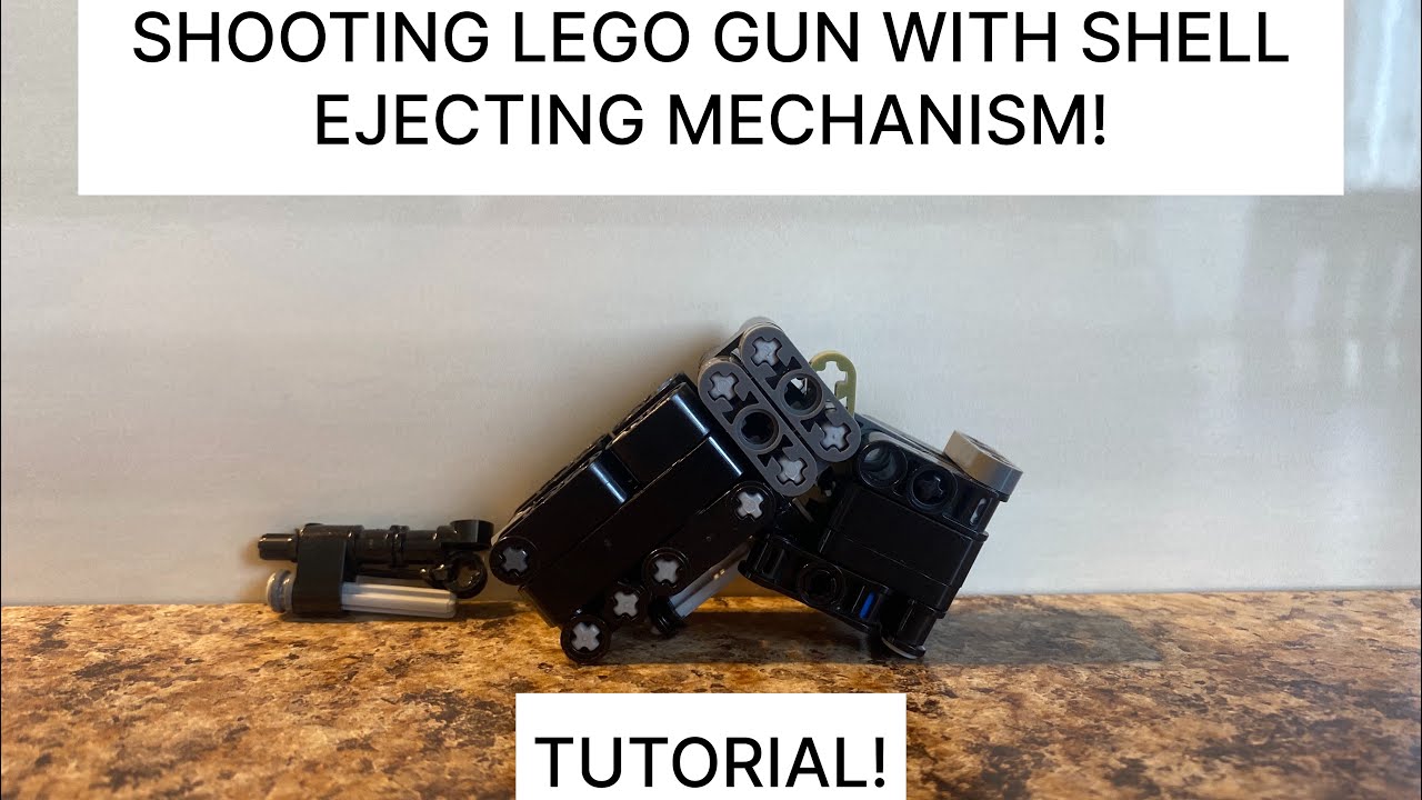 SHOOTING LEGO GUN WITH SHELL EJECTING MECHANISM! TUTORIAL! - YouTube