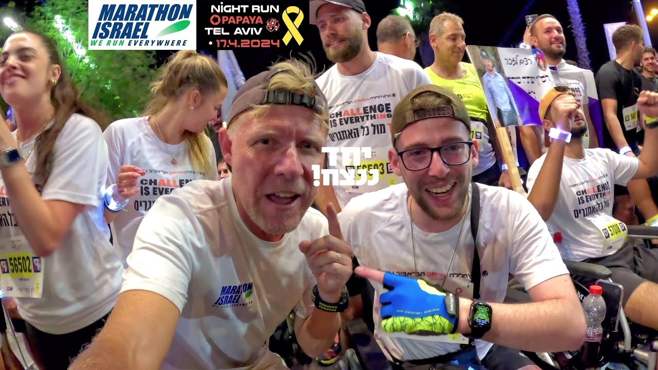 Tel Aviv Night Run 2024 | Running Together מרוץ הלילה תל אביב - YouTube