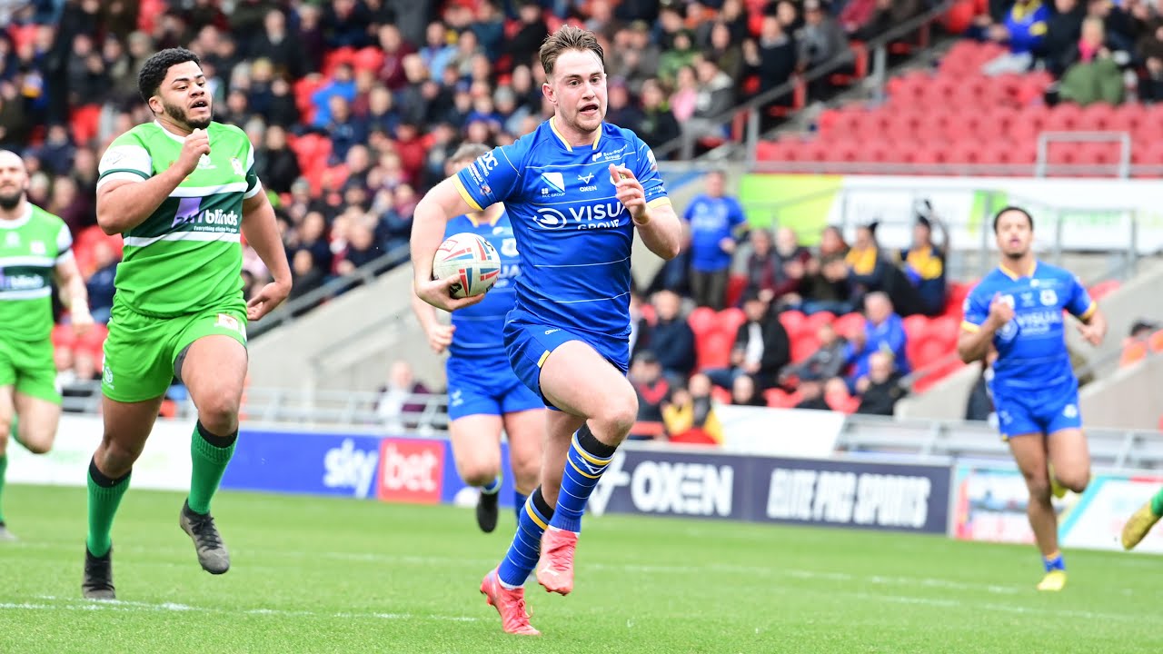 Elliot Hall discusses the win over Hunslet - YouTube