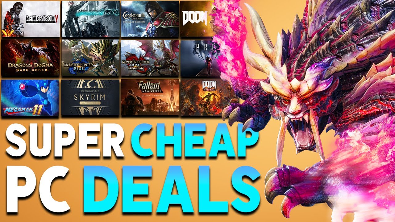 TOP 12 AWESOME SUPER CHEAP PC GAME DEALS RIGHT NOW - SKYRIM, MONSTER ...