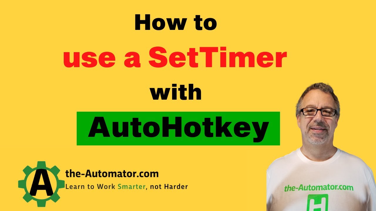 How To Use A Settimer In Autohotkey To Mimic Multi Threading Youtube