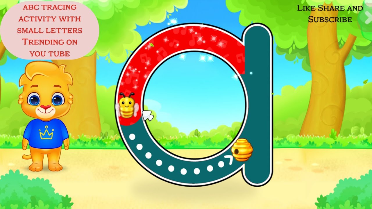 Lucas and Friends ABC tracing: small letters and phonics # ...