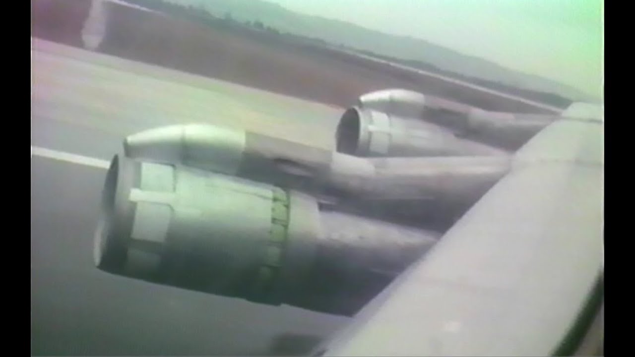 PLUNA Boeing 707 CX-BNU Buenos Aires - Montevideo - Rio - Madrid (16/02 ...