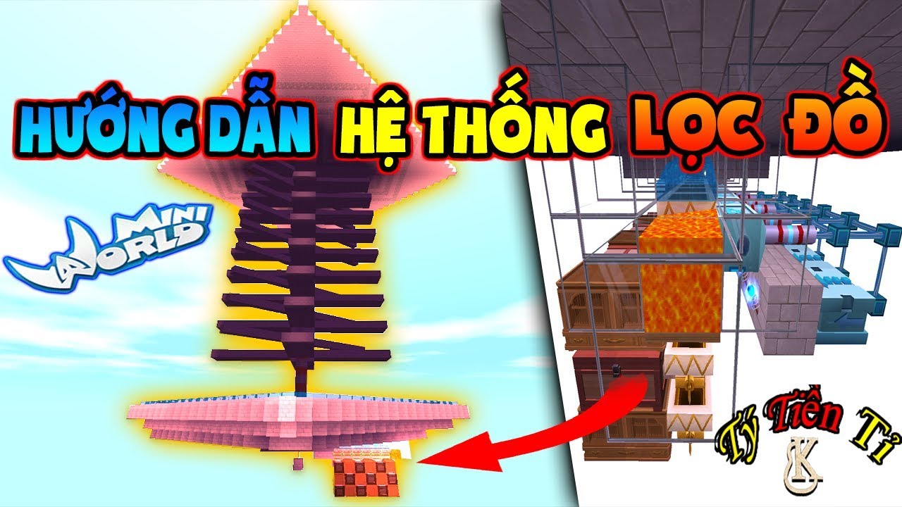 Mini World Tutorial - Hướng Dẫn Hệ Thống Lọc Đồ - ITEM SORTER - ( Tý ...