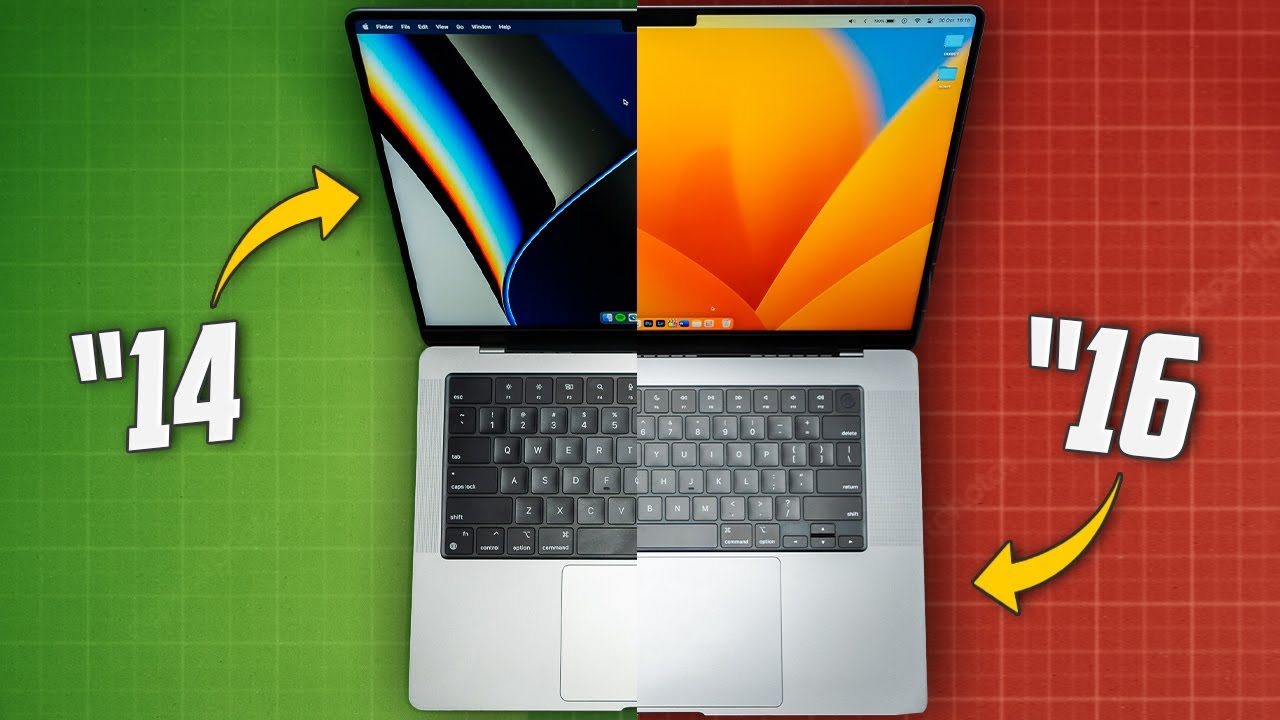 MACBOOK M1 PRO 14" vs MACBOOK M1 PRO 16" | PORQUÊ EU ESCOLHI FICAR COM ...