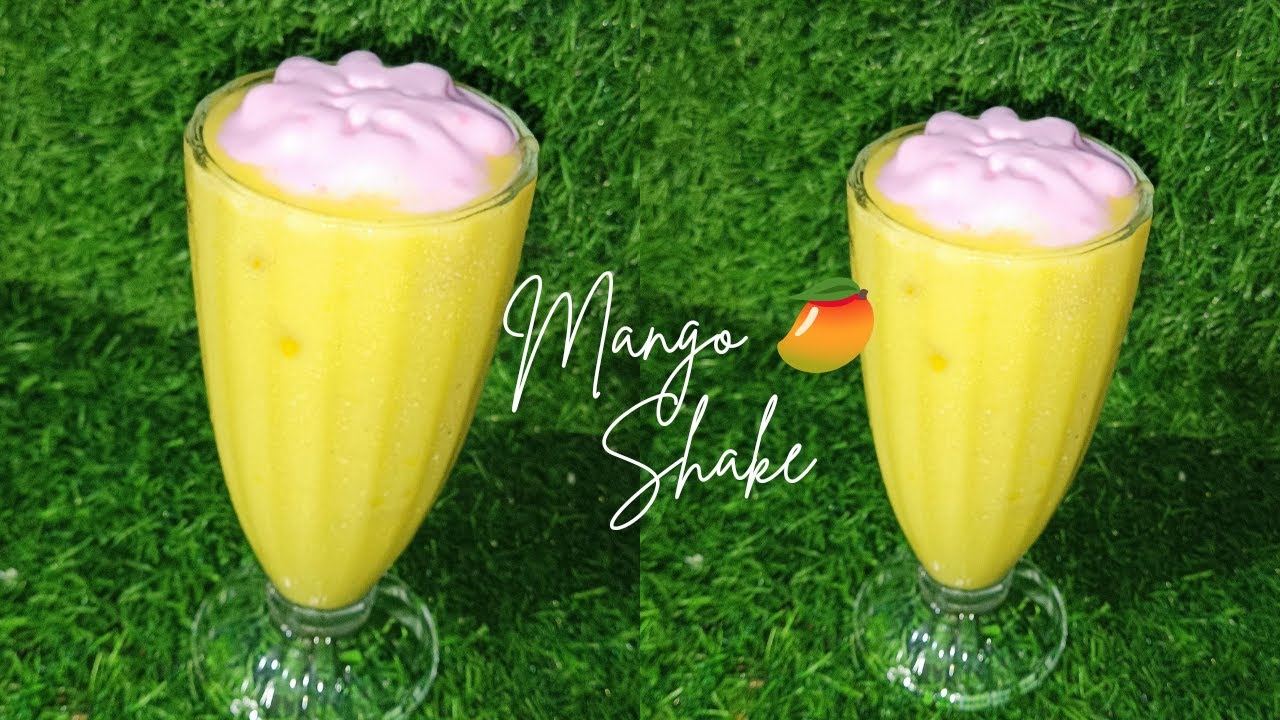 Mango 🥭 Shake । Summer drink । आम शेक। मिल्क शेक । Mango milk shake ...