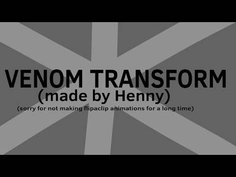 VENOM TRANSFORM (flipaclip Animation) - YouTube