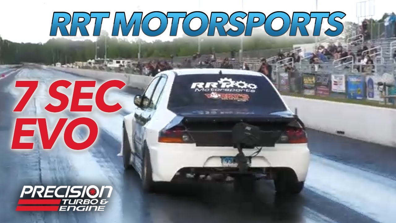 RRT Motorsports EVO Eclipsing 7 Second ETs - YouTube