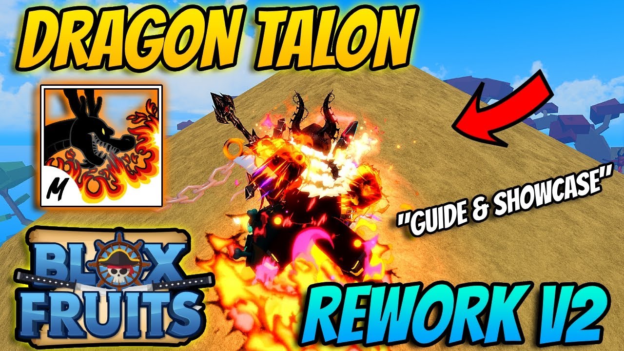 How To Get *NEW* Dragon Talon Rework V2 In Blox Fruits Dragon Update ...