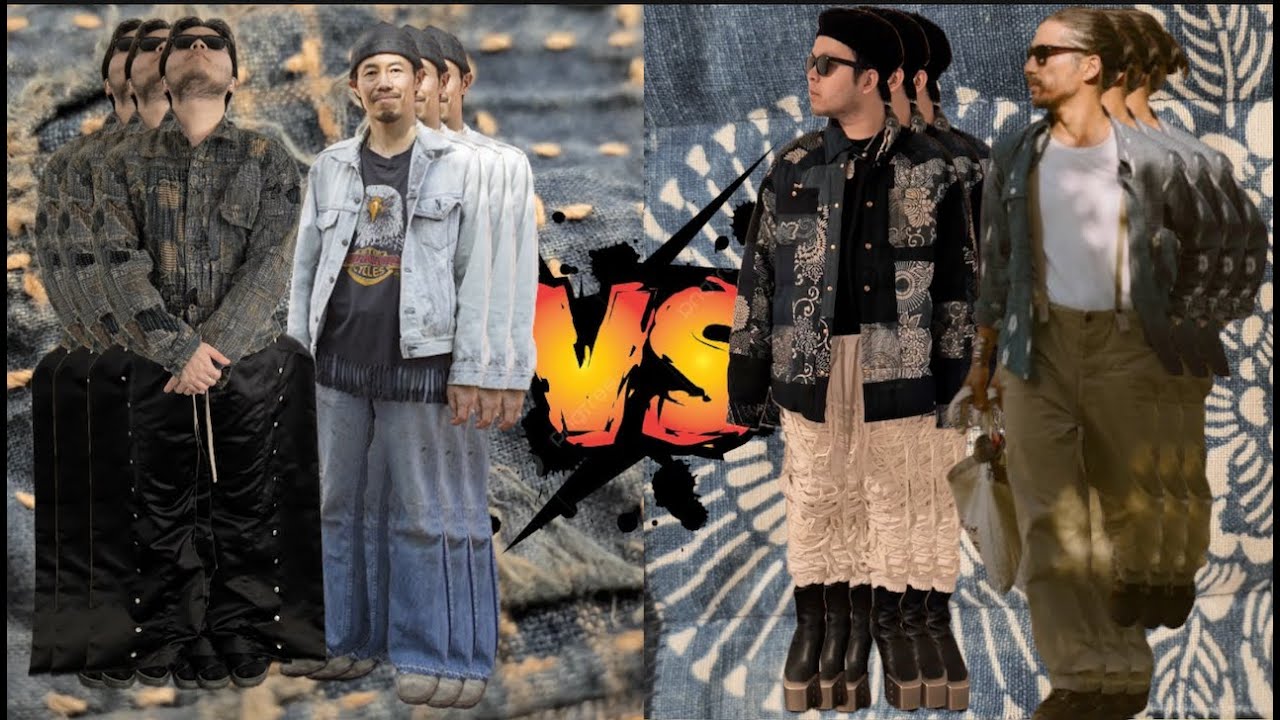 + Visvim Vs Kapital | Type 1 Boro Vs Kerchief Kofu | Hiroki Vs Kiro ...
