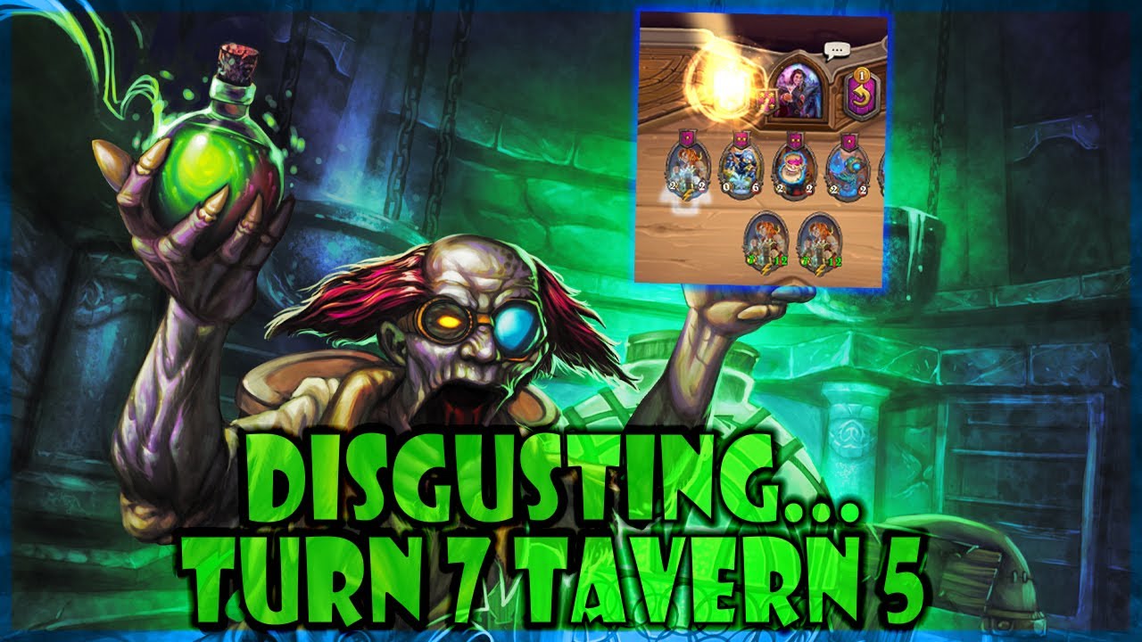 TURN 7 TAVERN 5 - Hearthstone Battlegrounds - Professor Putricide - YouTube