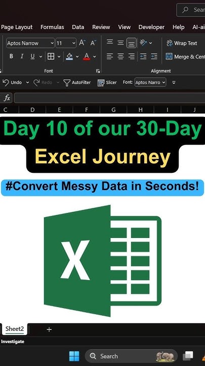 Turn Messy Excel Data Into Magic! | Text to Columns Trick | Day 10 | 30 Day 🔍📊 - YouTube