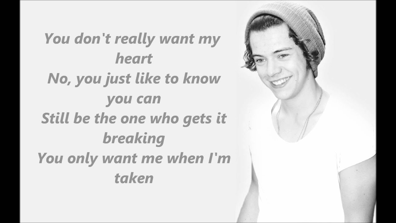 Taken - One Direction (Lyrics&Pictuers) - YouTube