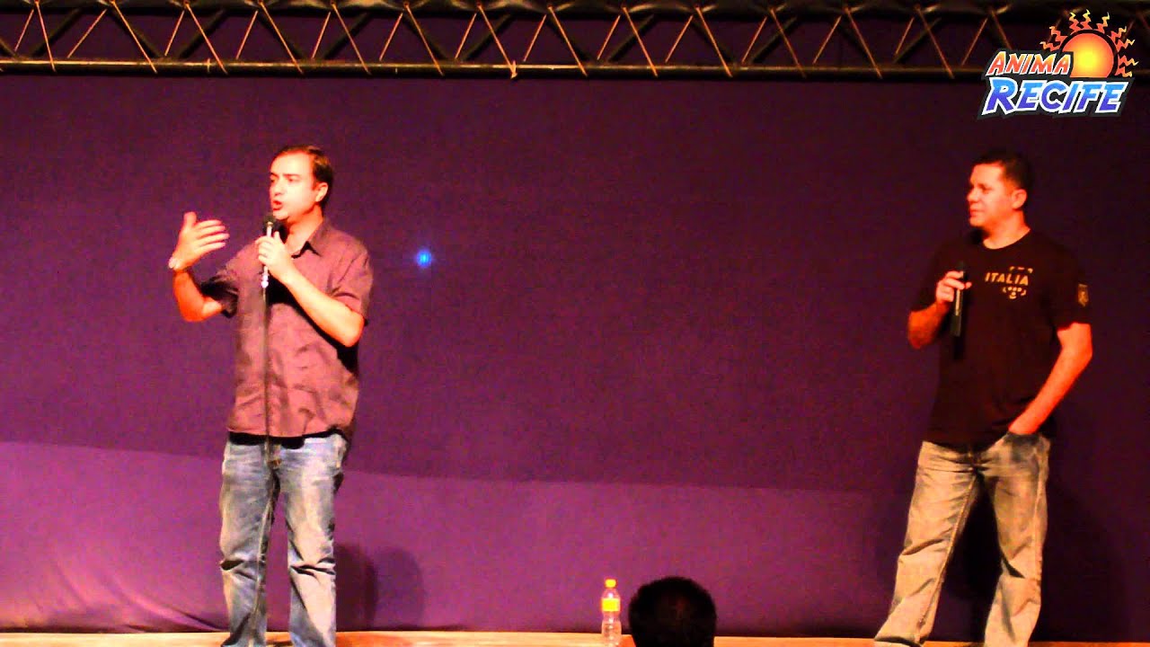 AnimaRecife 2012 Domingo Dubladores Alfredo Rollo e Wendel Bezerra ...