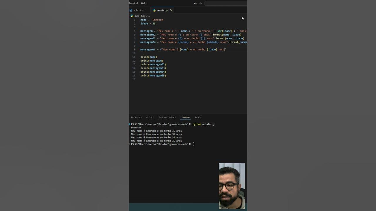 Melhor Format em Python #programming #coding #python #javascript #html #css #shorts - YouTube