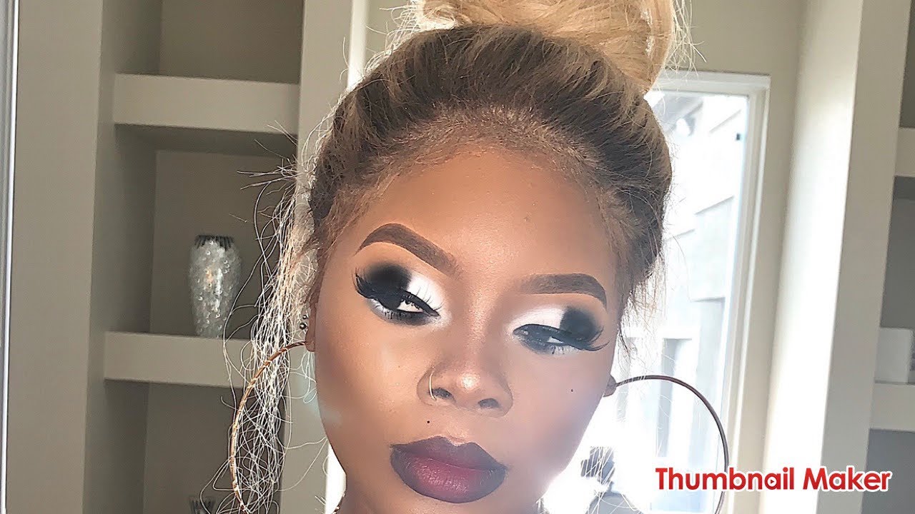 CHECKERBOARD INSPIRED EYESHADOW | Full Glam Makeup Tutorial - YouTube