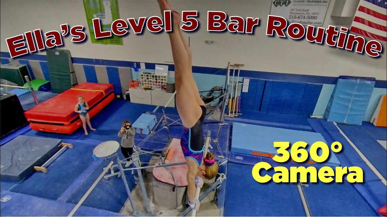 Ella's Level 5 Bar Routine - YouTube