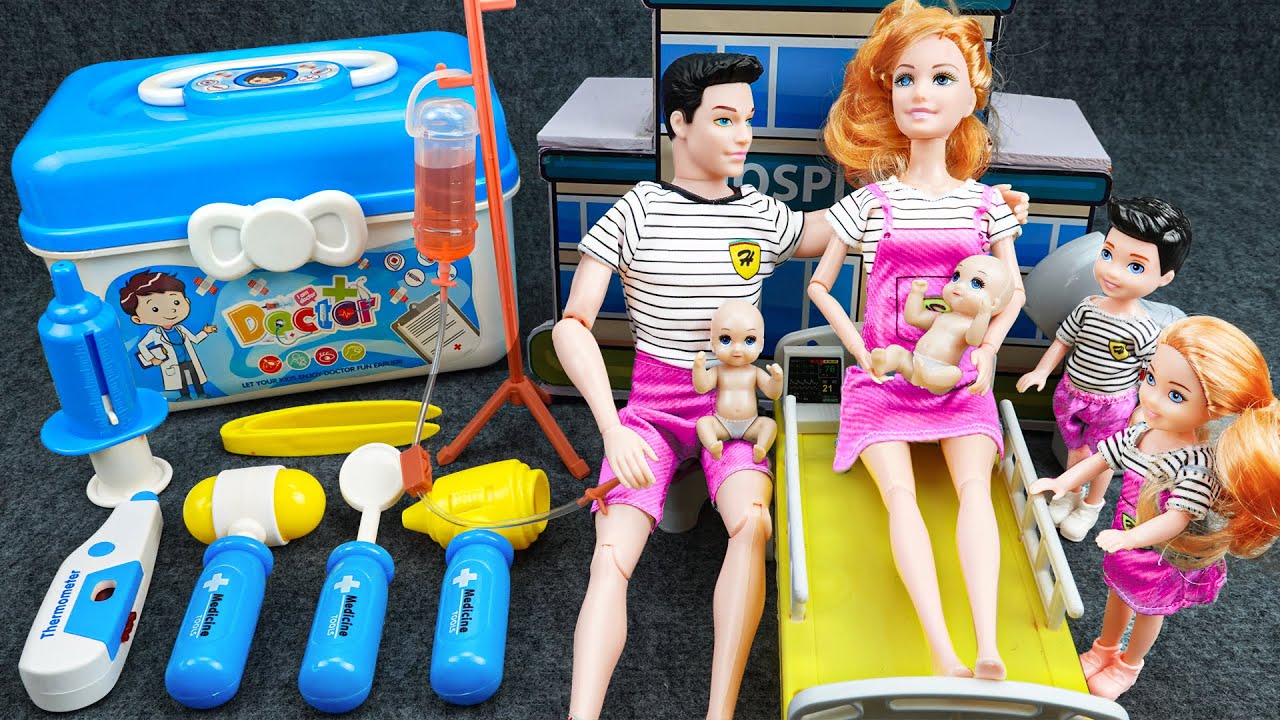 10 Minutes Satisfying with Unboxing Doctor Toys，Ambulance Playset ...
