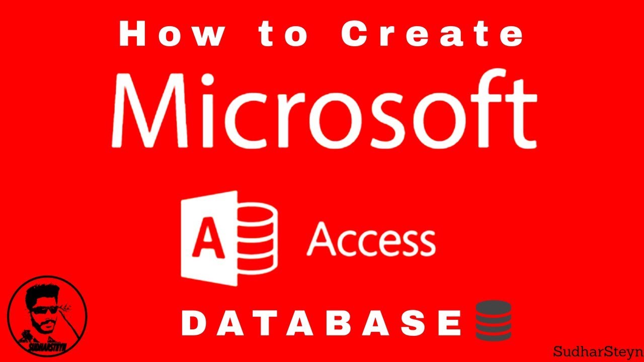 How to create DataBase on Microsoft office access 2007 - YouTube