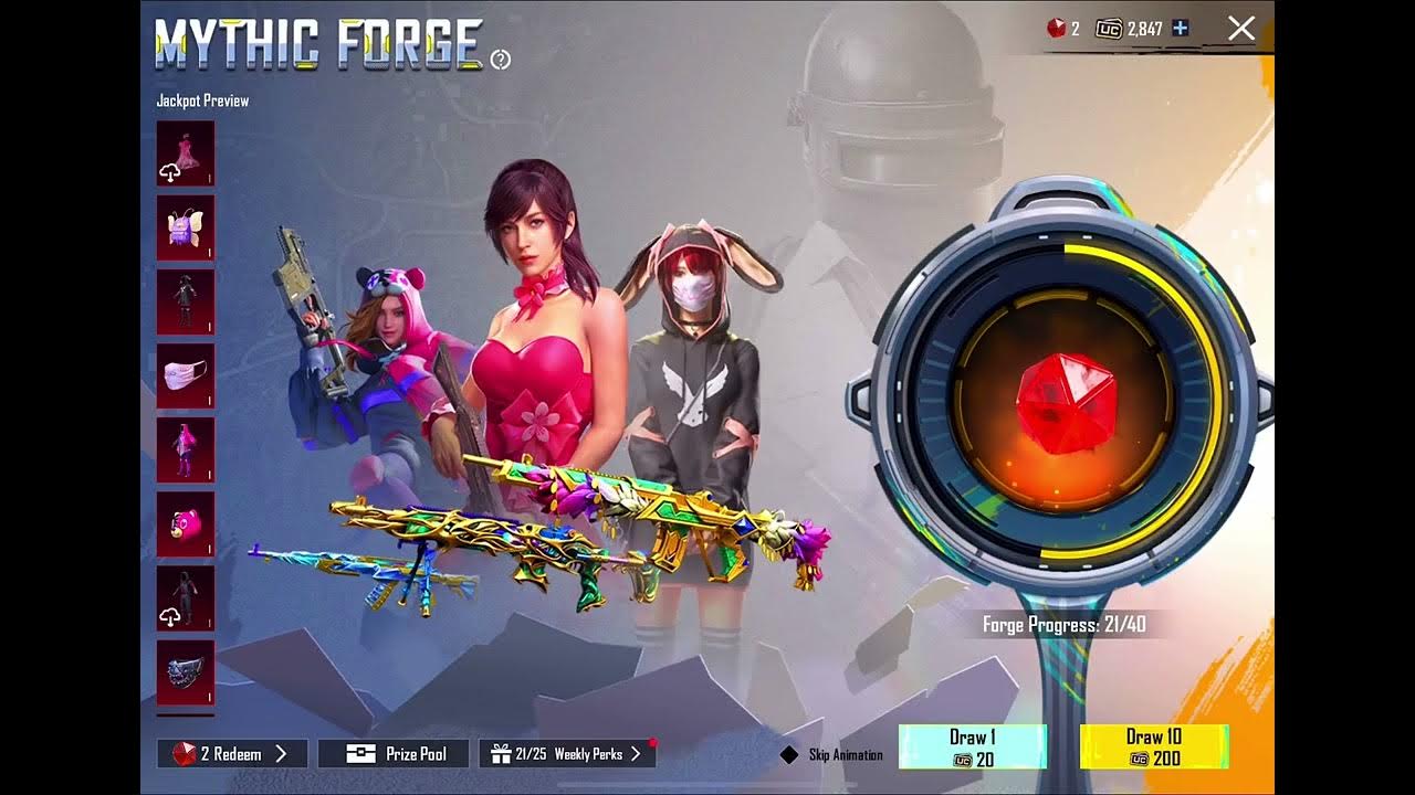 New Mythic Forge Crate Opening Pubg Mobile - YouTube